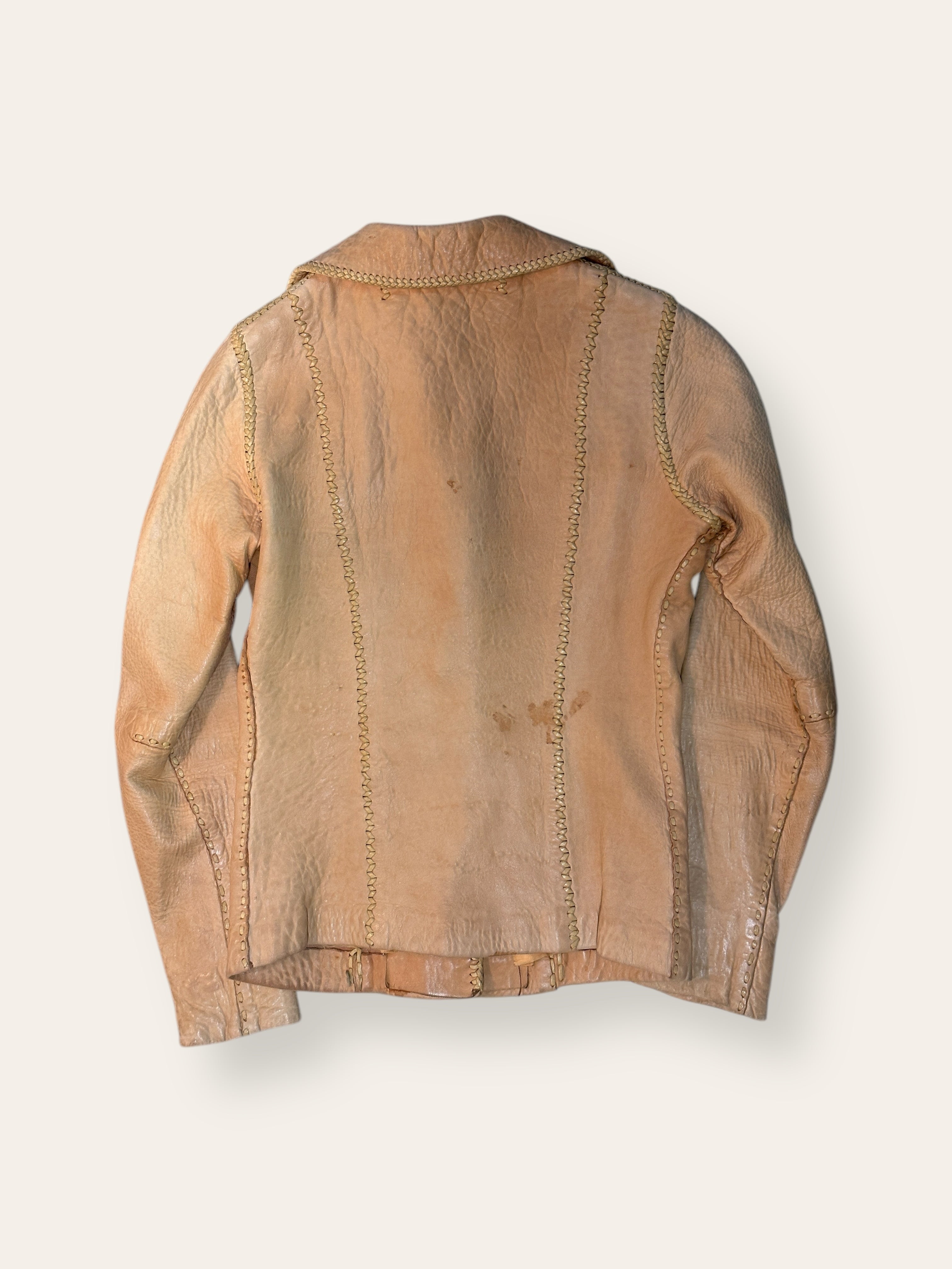 Vintage 1960's North Beach Whipstitch Leather Jacket Vintage 1960's North Beach Whipstitch Leather Jacket