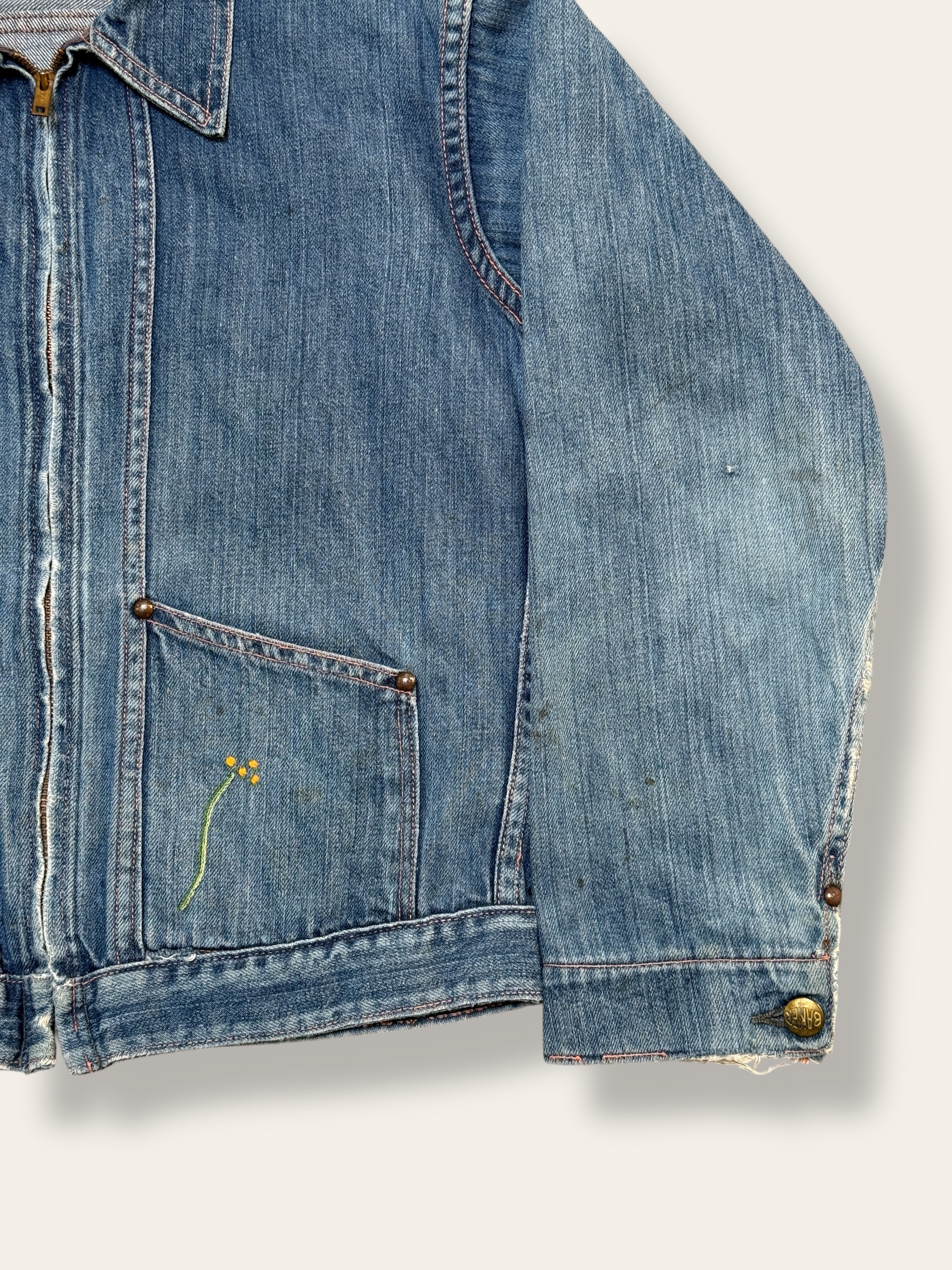 Vintage 1950’s Baker Denim Jacket – Afterlife Boutique