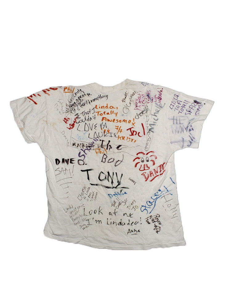 Vintage 80's Autograph T-shirt – Afterlife Boutique