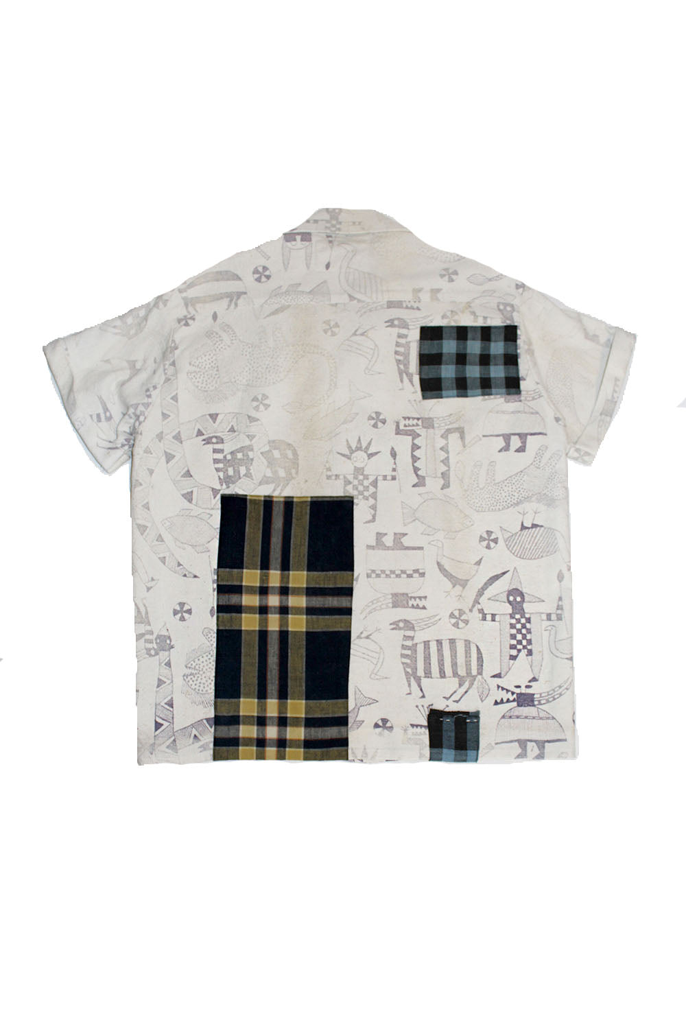 ALC-067 Vintage Mud Cloth Shirt ///SOLD/// – Afterlife Boutique