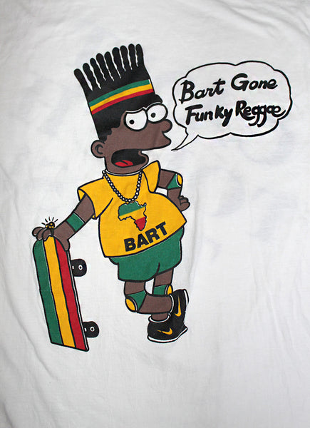 Vintage 90's Bootleg Bart Simpson Funky Reggae Nike T-shirt ///SOLD ...