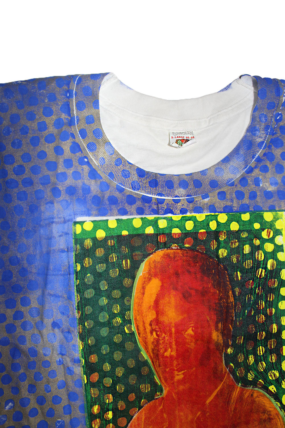 Vintage 90's Michael Rios Hand Painted Art Miles Davis Deadstock T-Shi ...